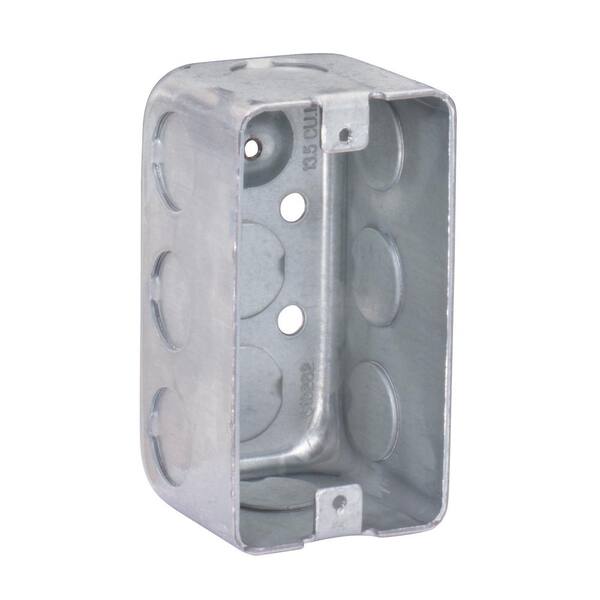 Southwire 4 in. H x 2 in. W x 2-1/8 in. D Steel Metallic 1-Gang Drawn ...