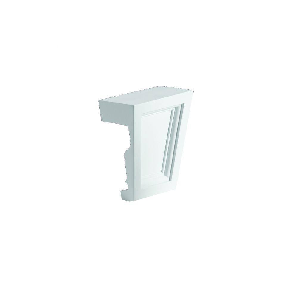 Fypon 4-1/4 in. x 4-1/2 in. x 2-3/4 in. Polyurethane Keystone for 4M ...