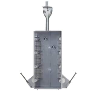 Cantex New Work 4-Gang 55 cu. in. Nail-on Electrical Outlet Box and ...