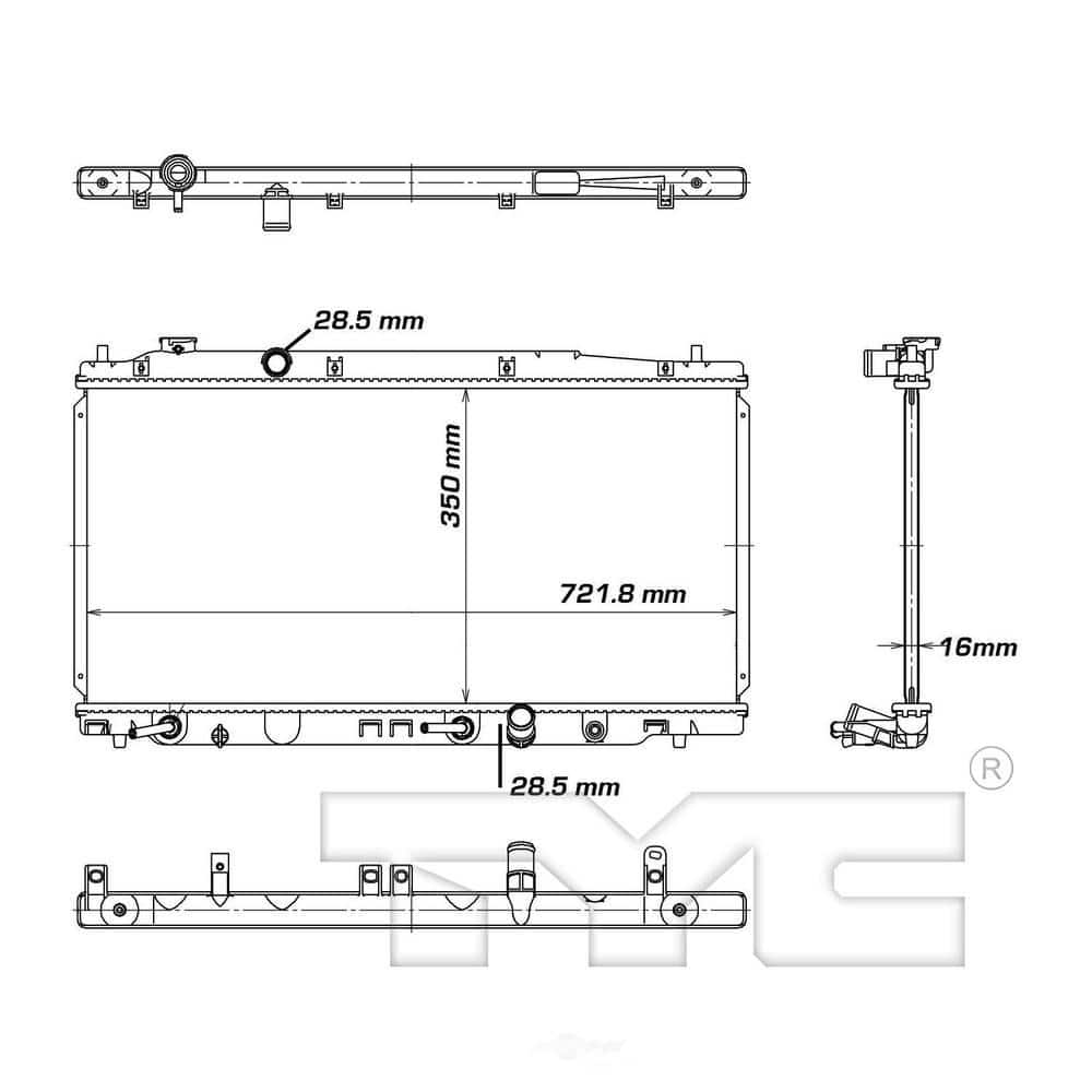 TYC Radiator 13068 - The Home Depot