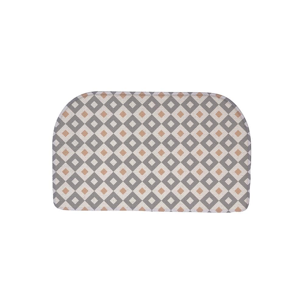 EverGrace Metro Semi Circle Kitchen Mat 18in.x 30in. EG1047452 - The ...