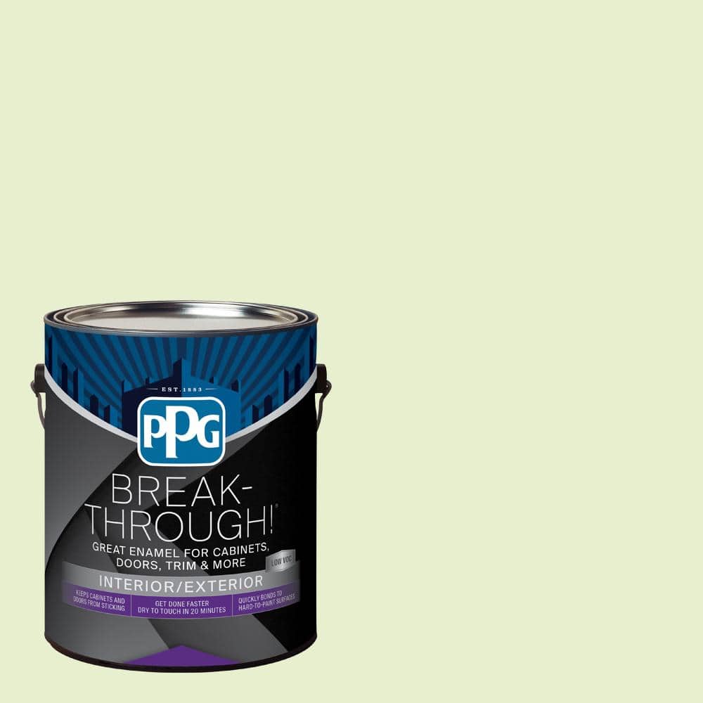Reviews for Break-Through! 1 gal. PPG1221-2 Quiet Rain Satin Door, Trim ...