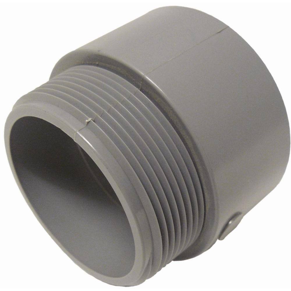 Cantex 3 in. Male Terminal Adapter Box R5140110 - The Home Depot