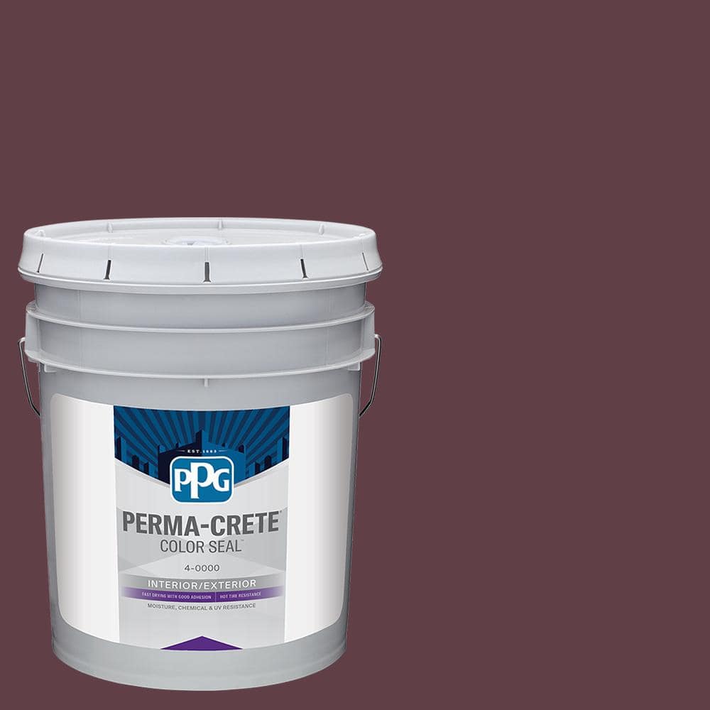 Perma-Crete Color Seal 5 gal. PPG1048-7 Gooseberry Satin Interior ...