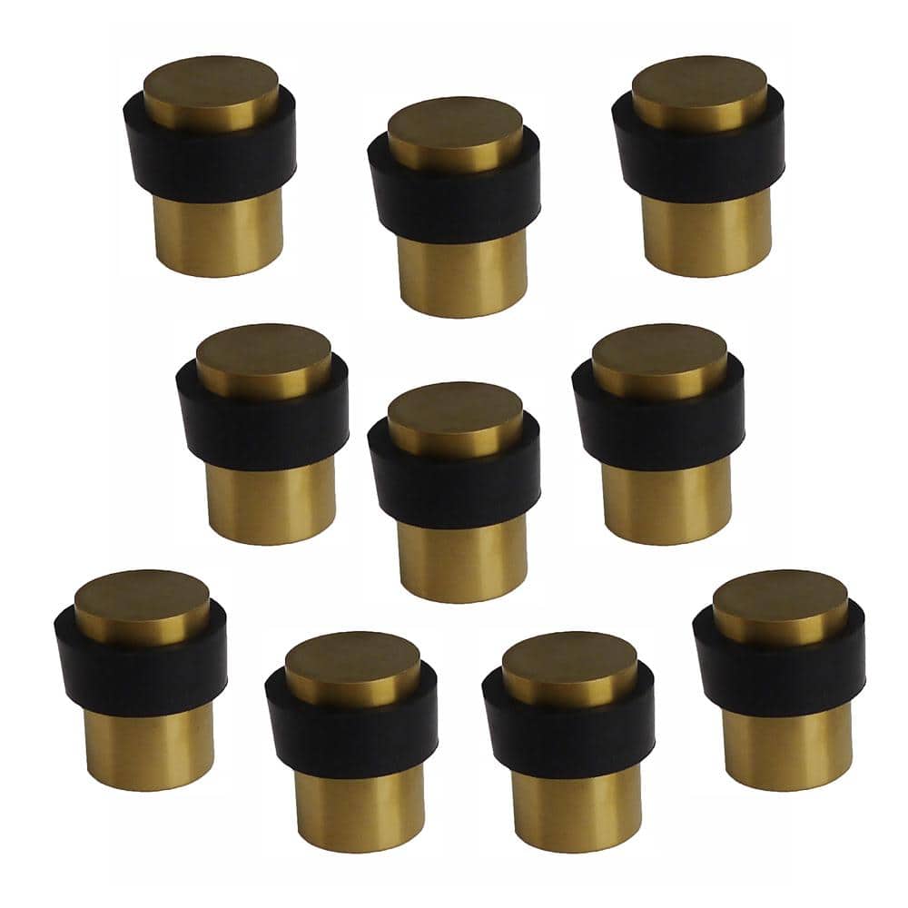 INOX DSIX 1-37/64 in. Tall, 1-5/32 in. Dia Satin Brass PVD Stainless ...