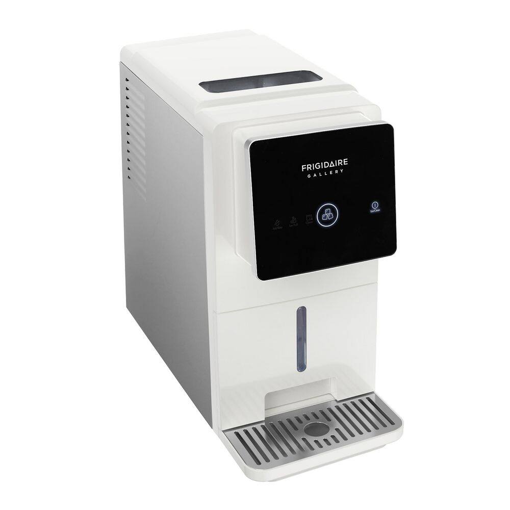 Frigidaire 16 in. 33 lb. Countertop Nugget Ice Maker in White EFIC232 ...
