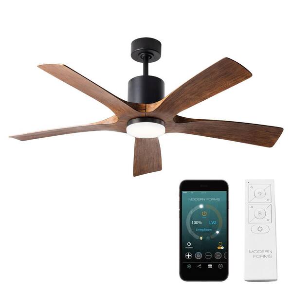 Modern Forms Aviator 54 in. Smart Indoor/Outdoor 5-Blade Ceiling Fan ...
