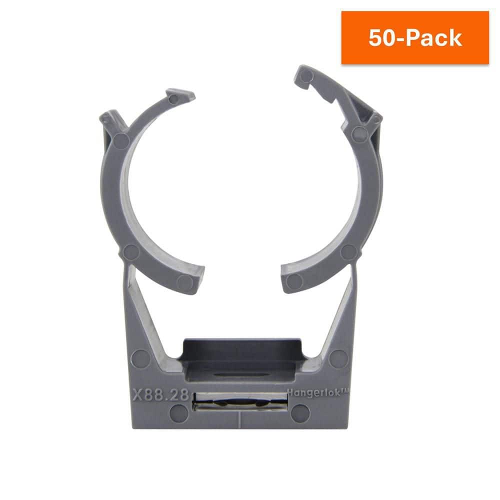Uponor 1 in. PEX-A Pipe Plastic Clip (50-Pack) F7051001 - The Home Depot
