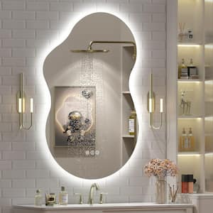 Apmir 20 in.W x 32 in.H Novelty Frameless UL Certified Front & Back LED ...