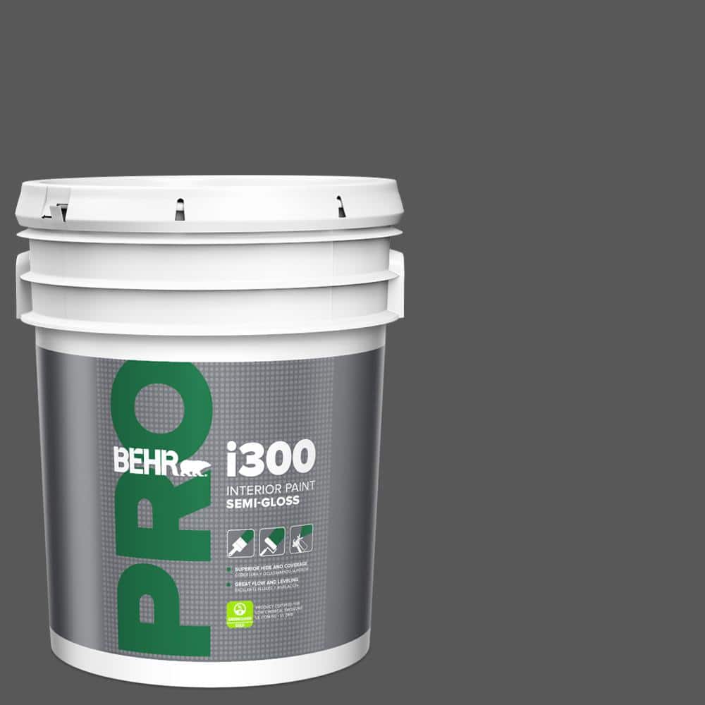 BEHR PRO 5 gal. #PPU24-22 Shadow Mountain Semi-Gloss Interior Paint ...