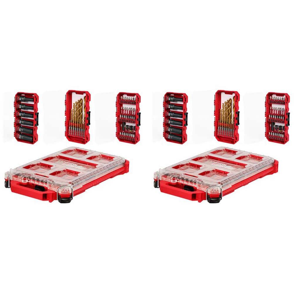 Milwaukee SHOCKWAVE Impact Duty Alloy Steel Screw Driver Bit Set with ...