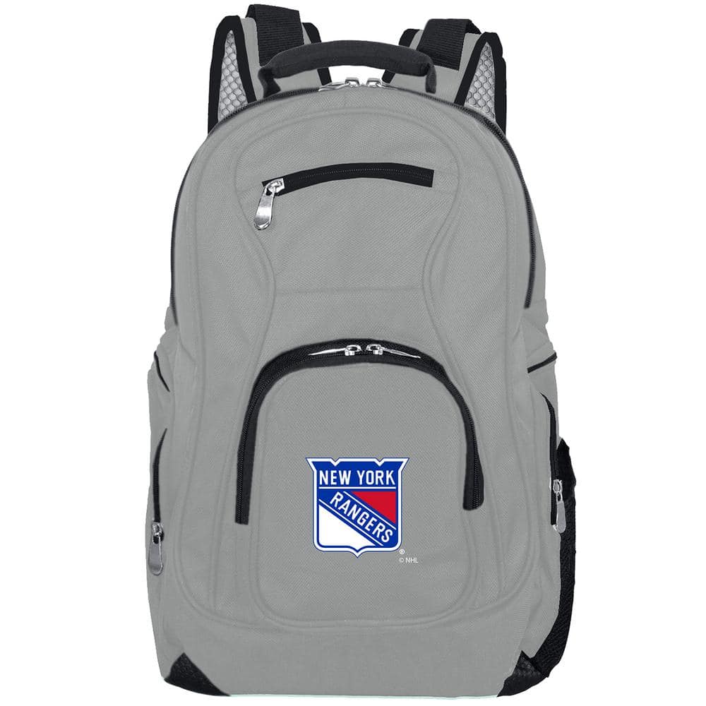 Mojo NHL New York Rangers 19 in. Gray Laptop Backpack NHRAL704_GRAY ...