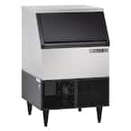 Maxx Ice 250 lbs. Freestanding Self-Contained Ice Maker in Stainless ...