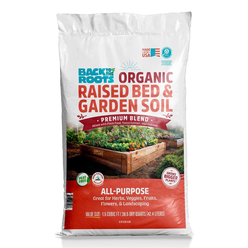 Reviews for Back to the Roots Premium Hybrid Raised Bed and Garden Soil ...