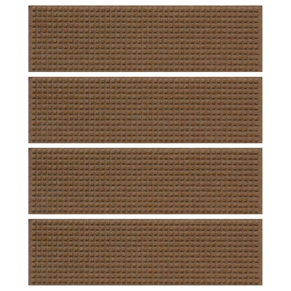 Bungalow Flooring Waterhog Squares 8.5 in. x 30 in. PET Polyester ...