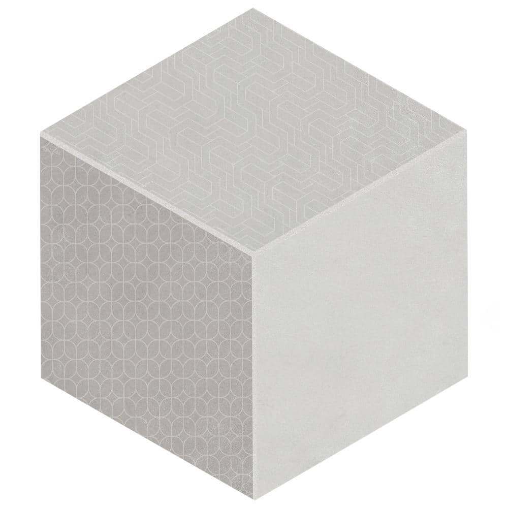 Merola Tile Panama Hex Diamond Deco 8-5/8 in. x 9-7/8 in. Porcelain ...