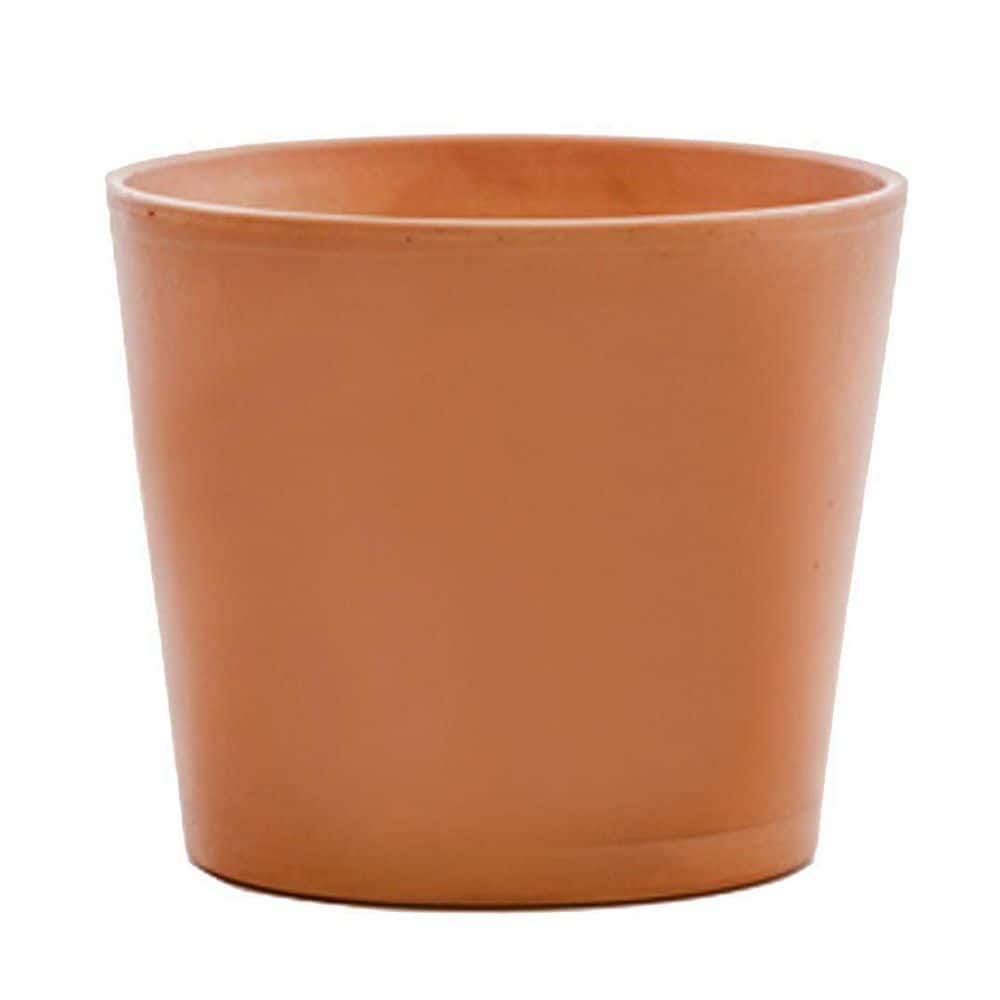 Vigoro Vigoro Cabo Flair 7.5 in. x 7.5 in. x 7 in. 4 qt. Terracotta ...