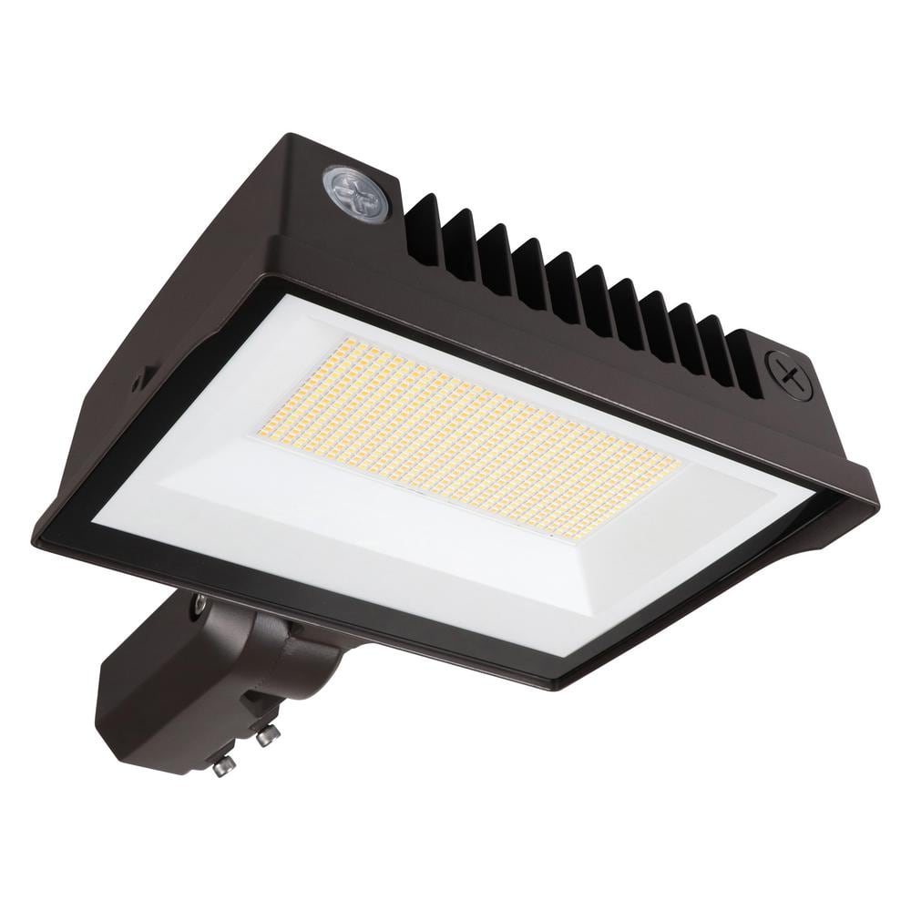 LEDVANCE 140-Watt Equivalent 19600 Lumens ValueLED Bronze Flood Light ...