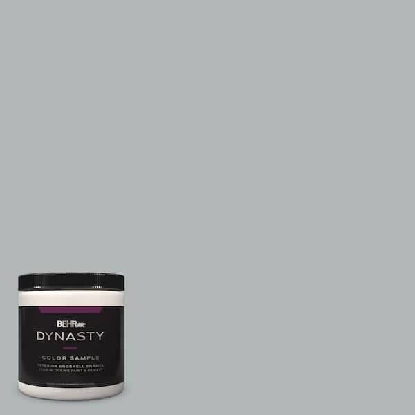 BEHR DYNASTY 8 oz. #N450-3 Meteor Shower Eggshell Enamel Stain-Blocking ...