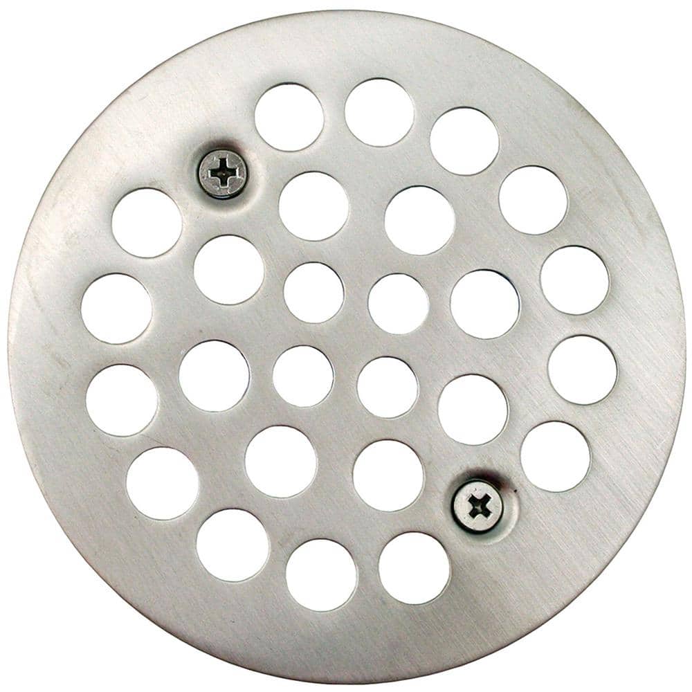 JONES STEPHENS 4-1/4 in. Round Replacement Strainer in Brushed Nickel ...