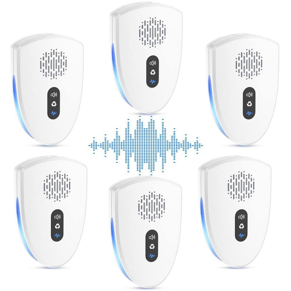 Augbeer Ultrasonic Pest Repellent with 3 Mode Settings and Plug-in ...