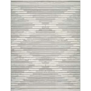 Artistic Weavers Maguire Gray Diamond 5 ft. x 7 ft. Indoor Area Rug ...