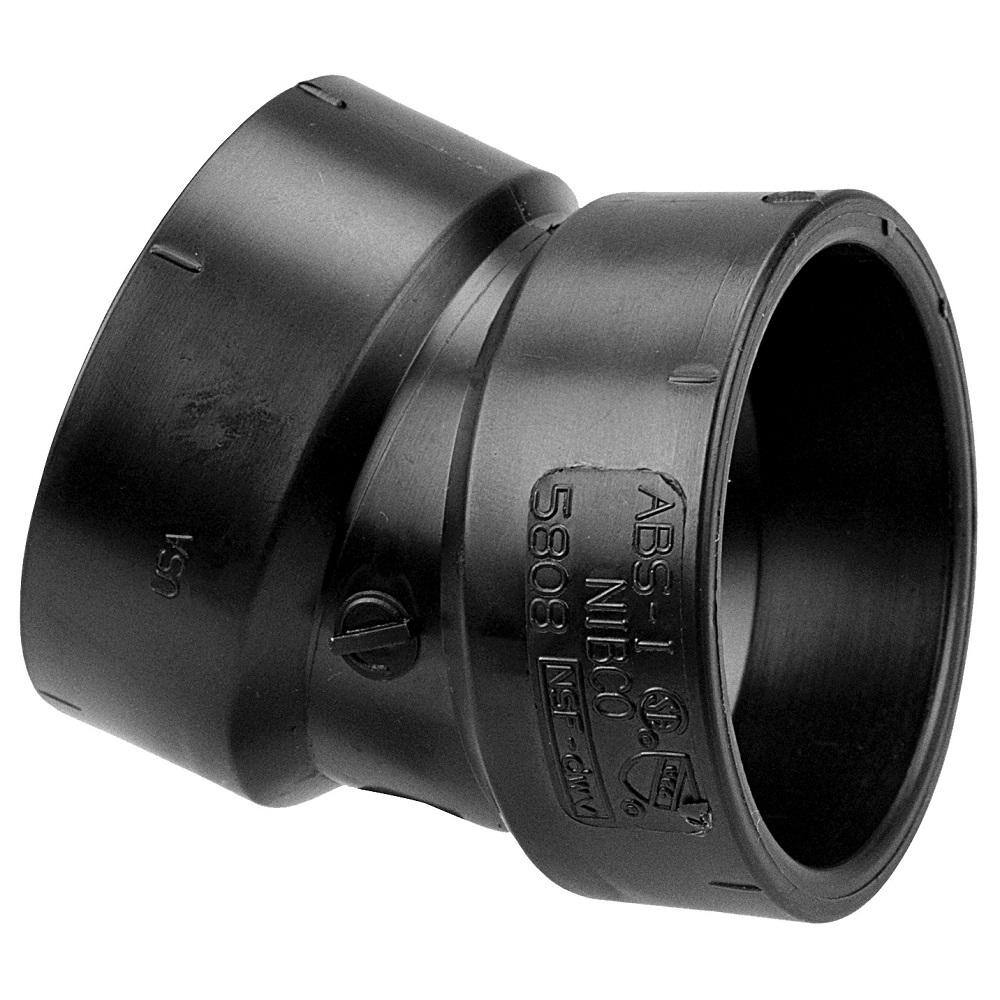 NIBCO 1-1/2 in. ABS DWV 22-1/2-Degree Hub x Hub Elbow C5808HD112 - The ...