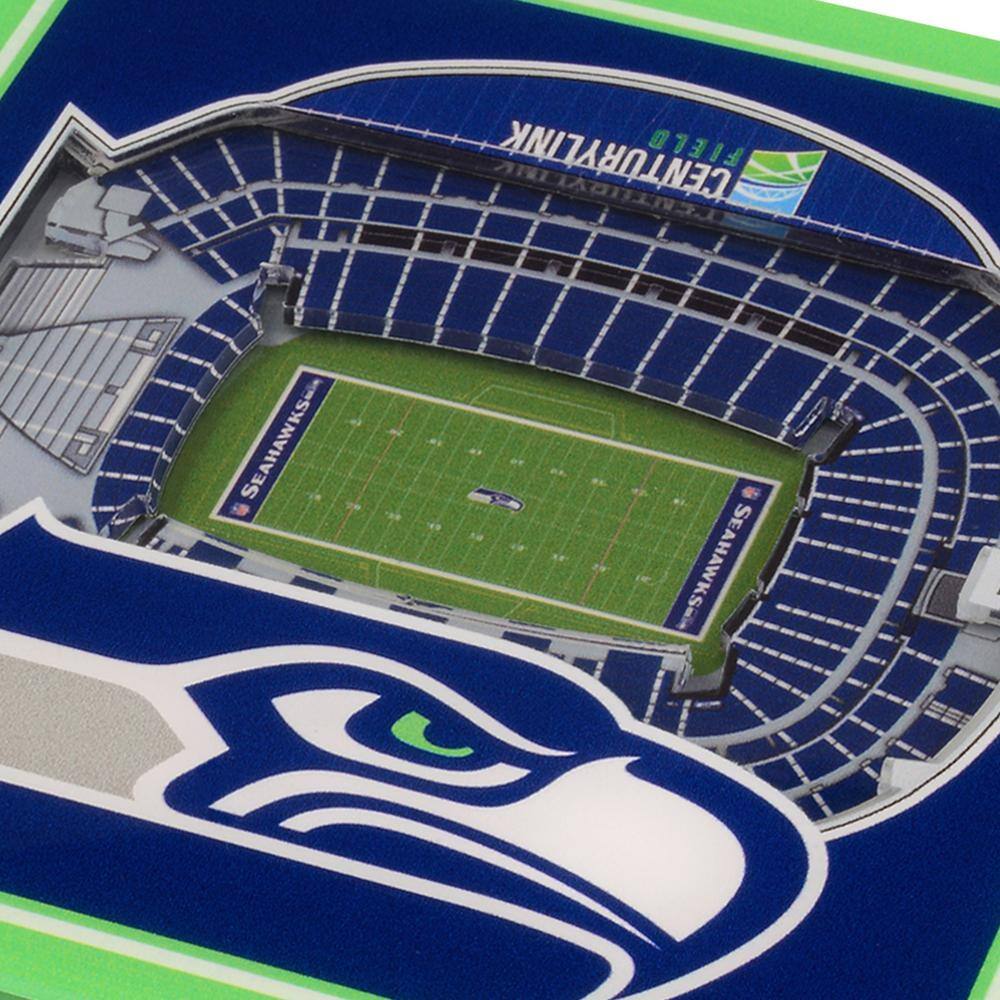 Buy NFL Seattle Seahawks 3D StadiumViews Coasters Online at Lowest ...