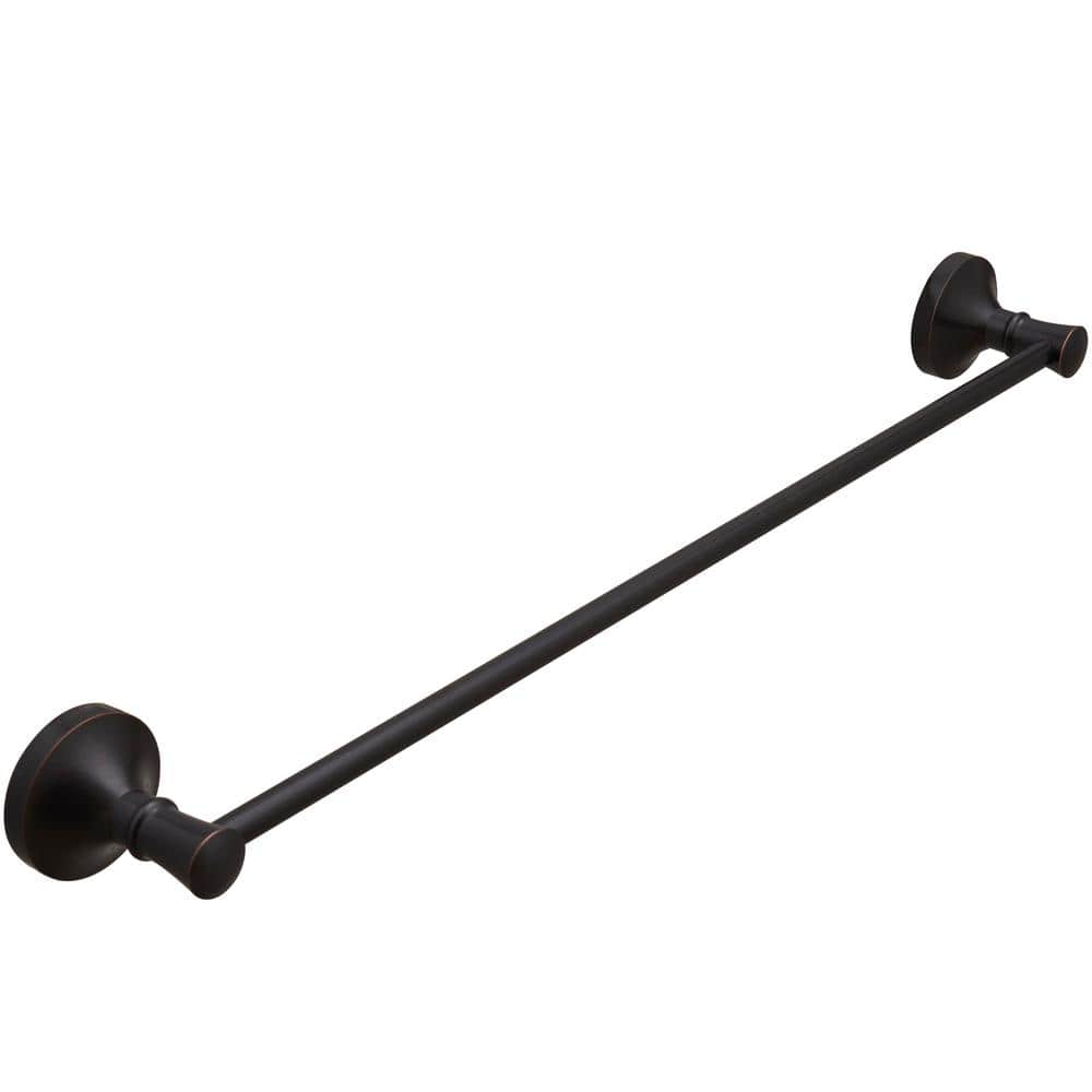 BWE 22.24 in. Wall-Mounted Towel Bar Rod SUS304 Stainless Steel Towel ...