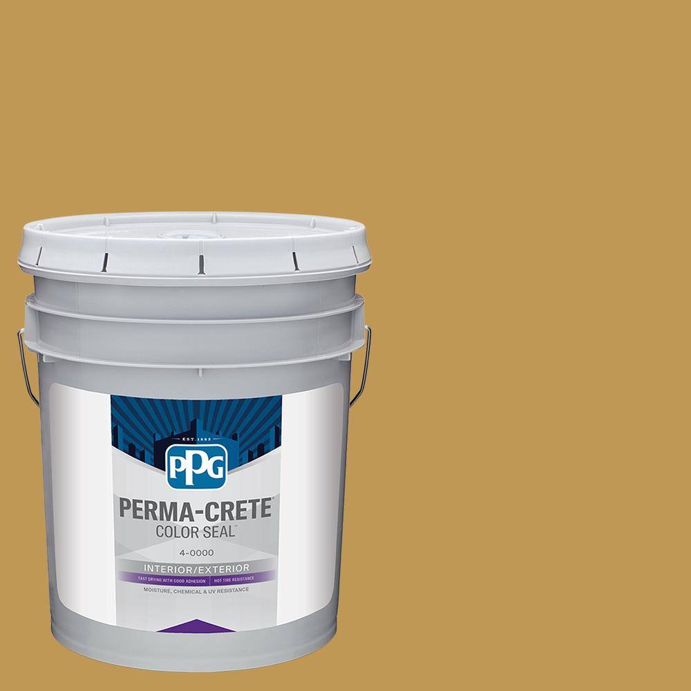 Perma-Crete Color Seal 5 gal. PPG1106-6 AmaretTo Sours Satin Interior ...