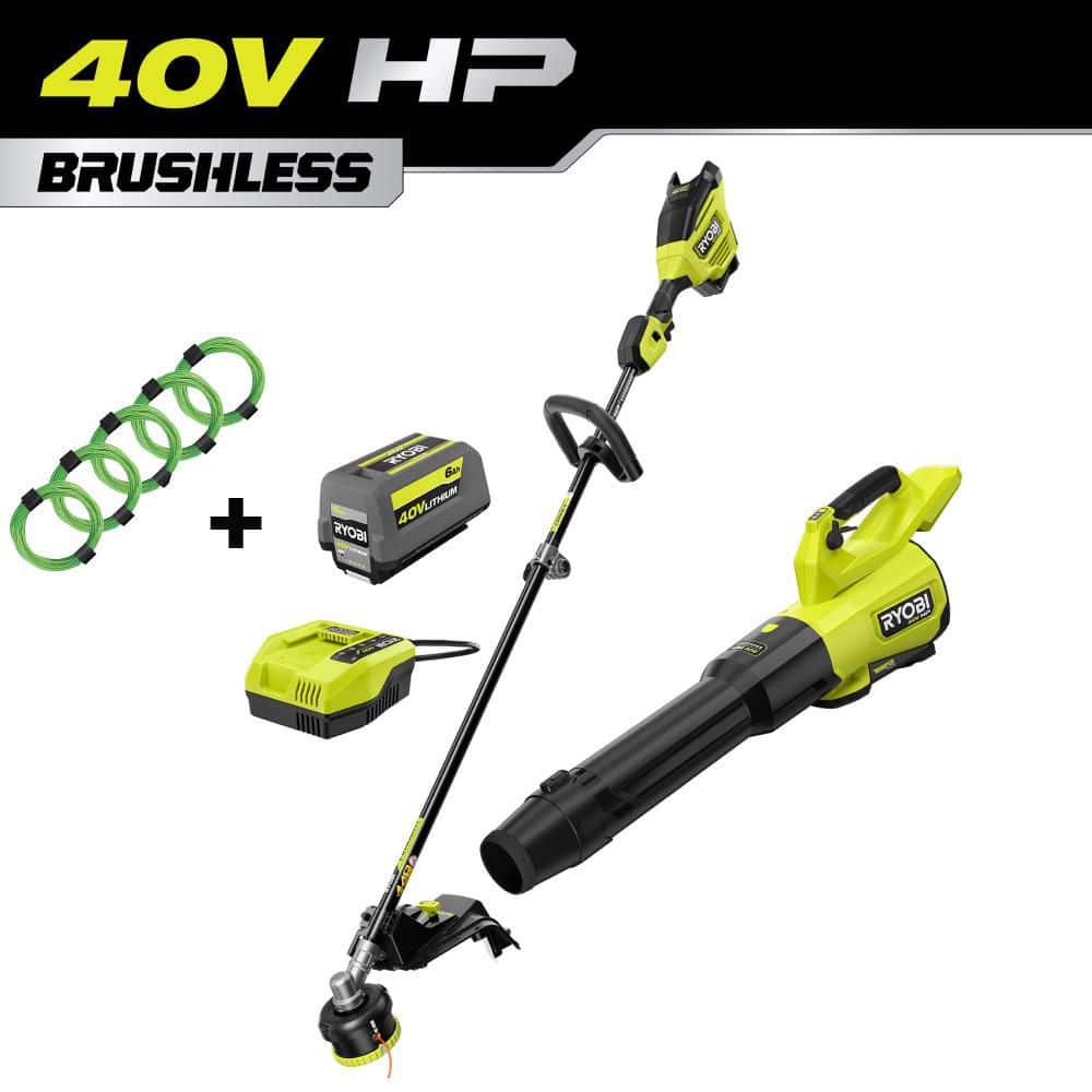 Reviews for RYOBI 40V HP Brushless 17" Cordless String Trimmer & 800 ...