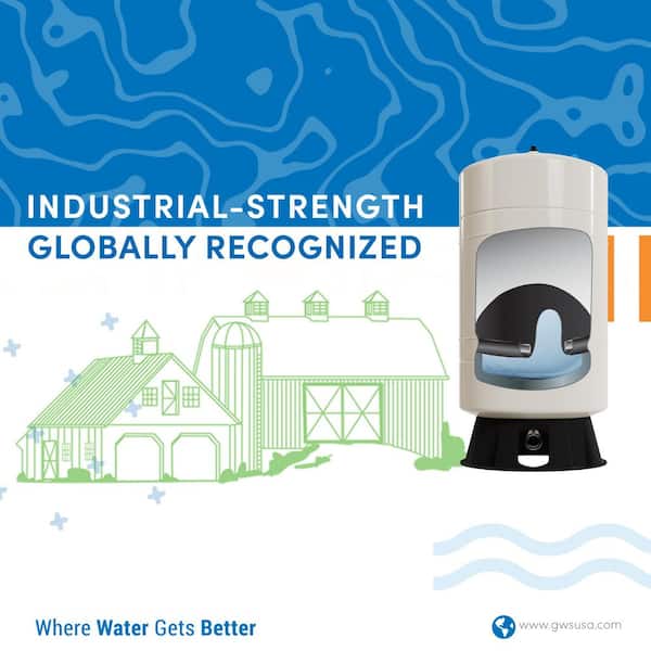 globalwater solutions PressureWave 42.3 Gal. Vertical Pressurized Well ...