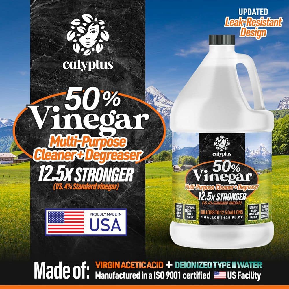 Calyptus 1 Gal. 50% Vinegar All-Purpose Cleaner 12.5X Concentrate ...