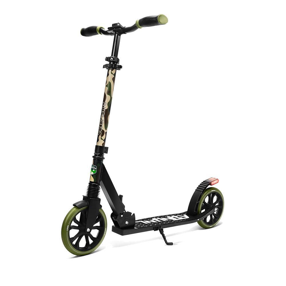 HURTLE Lightweight and Foldable Kick Scooter Adjustable for Kids and ...