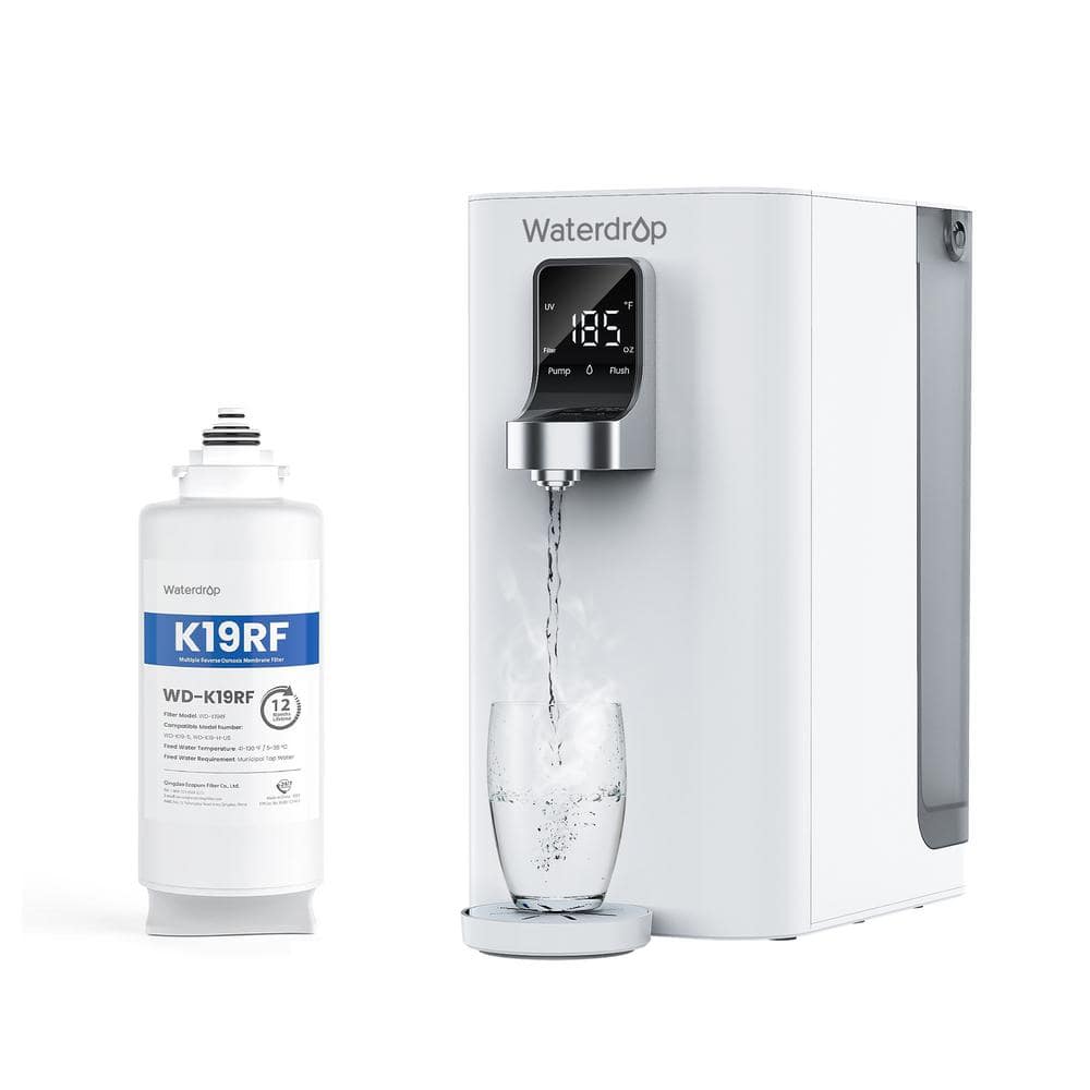 Waterdrop K19-H Countertop Reverse Osmosis System, Instant Hot Water ...