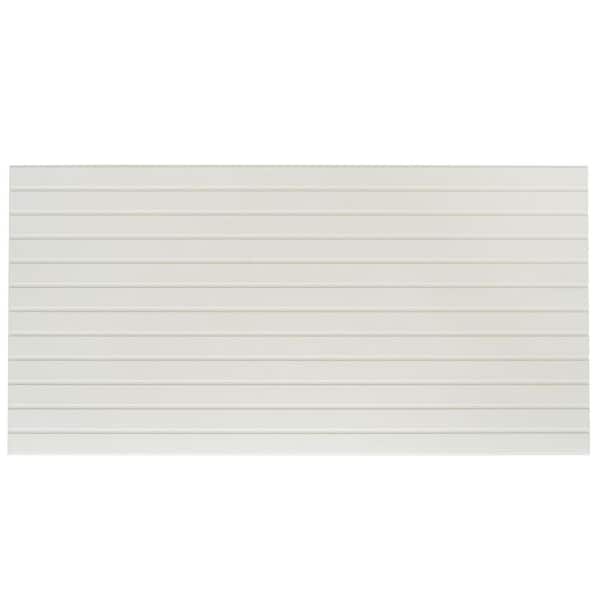Apollo Tile Bois 24 in. x 48 in. Matte Snow White Ceramic Fluted Large ...