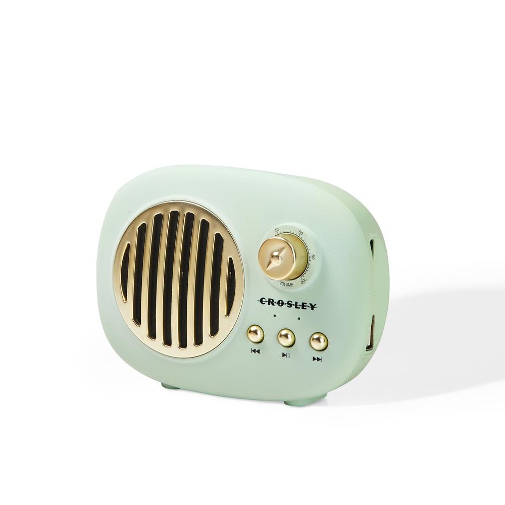 Crosley Piper Portable Bluetooth Speaker in Mint CR3044A-MN - The Home ...