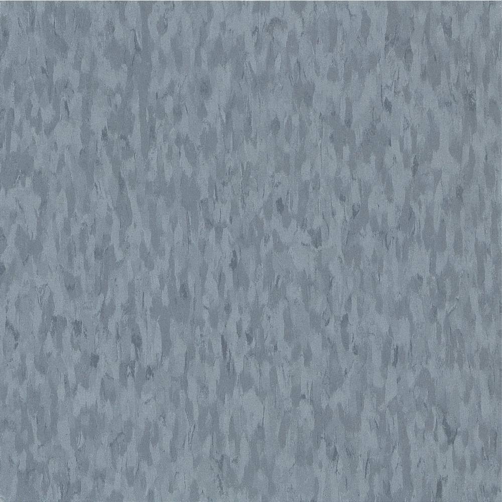 Armstrong Flooring Imperial Texture VCT 12 in. x 12 in. Mid Grayed Blue ...