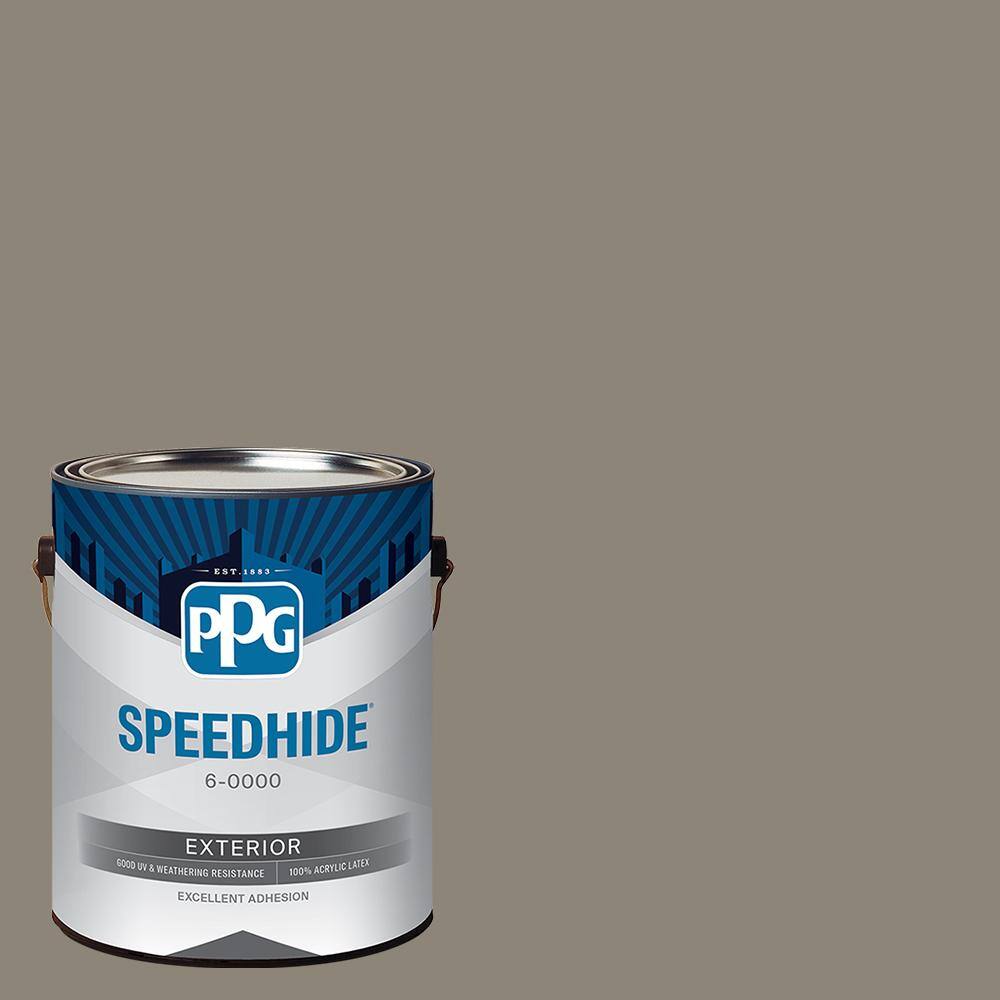 SPEEDHIDE 1 gal. PPG1008-5 Roller Coaster Semi-Gloss Exterior Paint ...