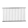 FORTRESS Al13 Home Traditional Railing 40 in. H x 6 ft. W Black Sand ...