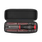 TEKTON 1/4 in. Combination Security Bit Screwdriver and Bit Set with ...
