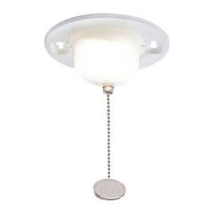 ETI LIGHTING 5 in. Closet Light with Pull Chain LED Flush Mount Light ...