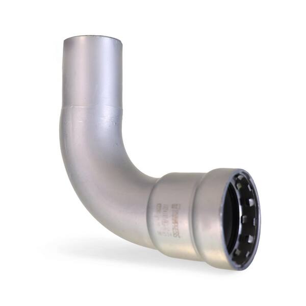 T TITANPRESS 1/2 in. Carbon Steel Press 90° Elbow EPDM Mechanical ...