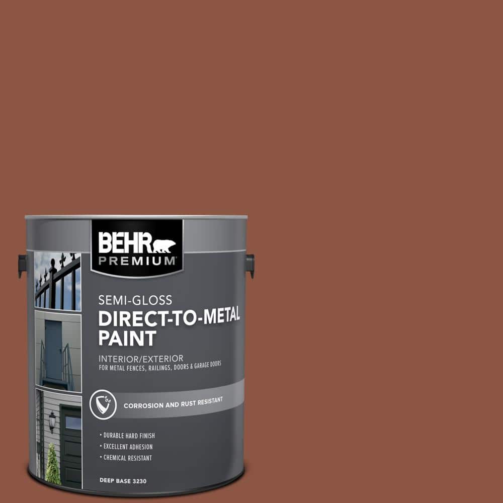BEHR PREMIUM 1 gal. #S180-7 True Copper Semi-Gloss Direct to Metal ...