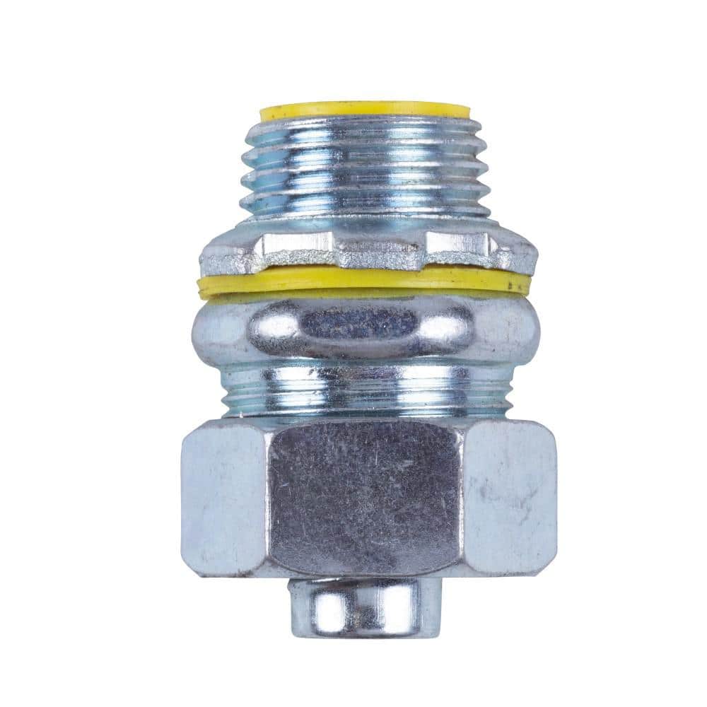 Halex 1/2 in. Insulated Liquid-Tight Straight Connector (1-Pack) 86205 ...