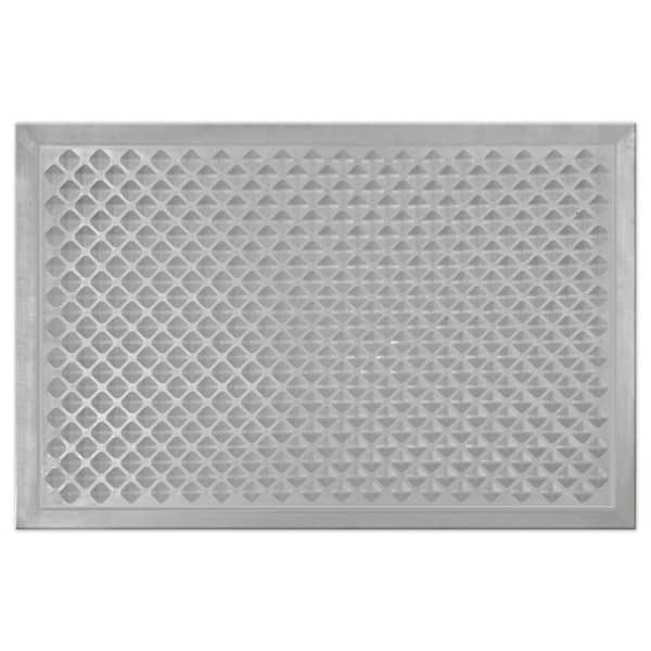 Apache Mills Acupressure Gray 2 ft. x 3 ft. Indoor Autoclavable Mat ...