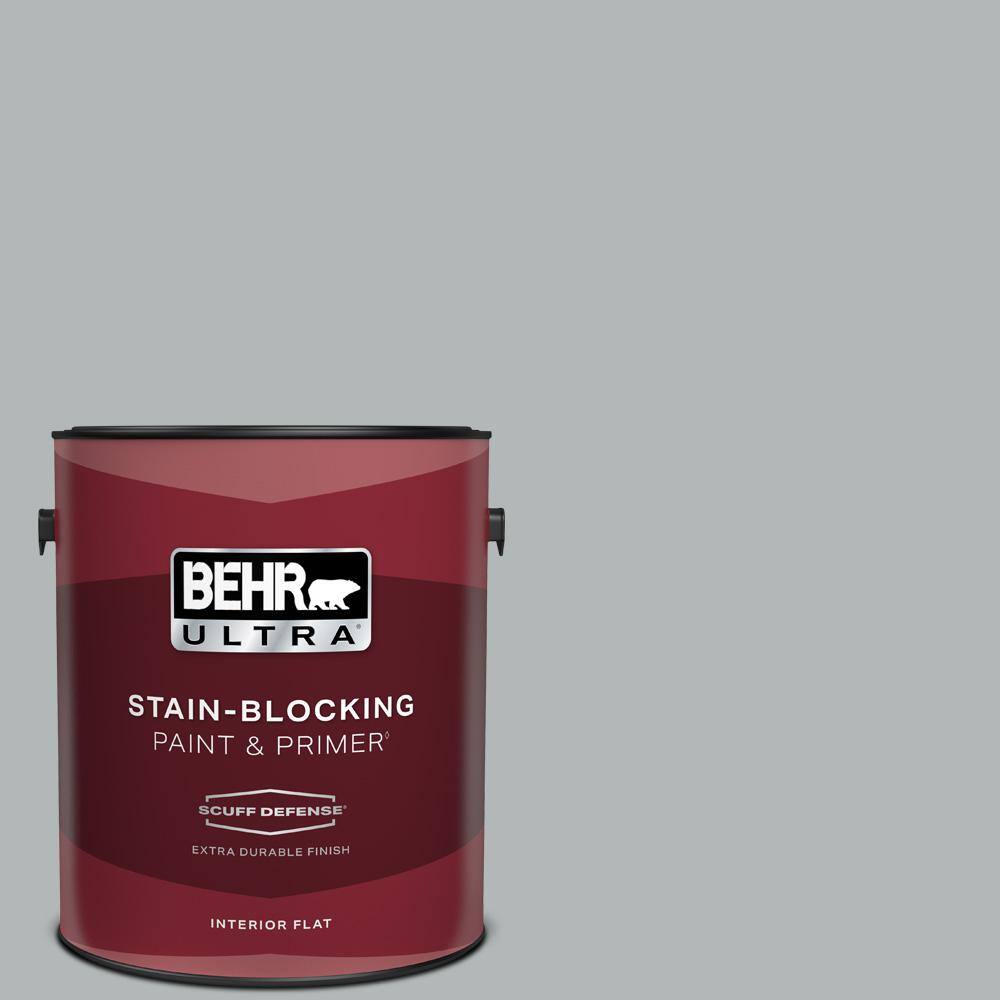 BEHR ULTRA 1 gal. #N450-3 Meteor Shower Extra Durable Flat Interior ...