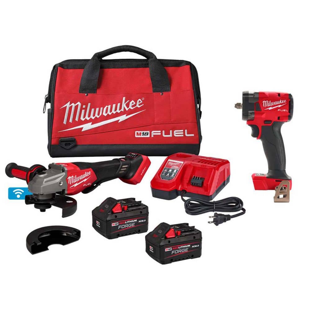 Milwaukee M18 FUEL ONE-KEY 18V Lith-Ion Cordless 4-1/2 in. /6 in ...