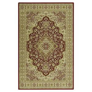 Garvee Wilton Collection Blue 5 ft. x 8 ft. Persian Floral Medallion ...