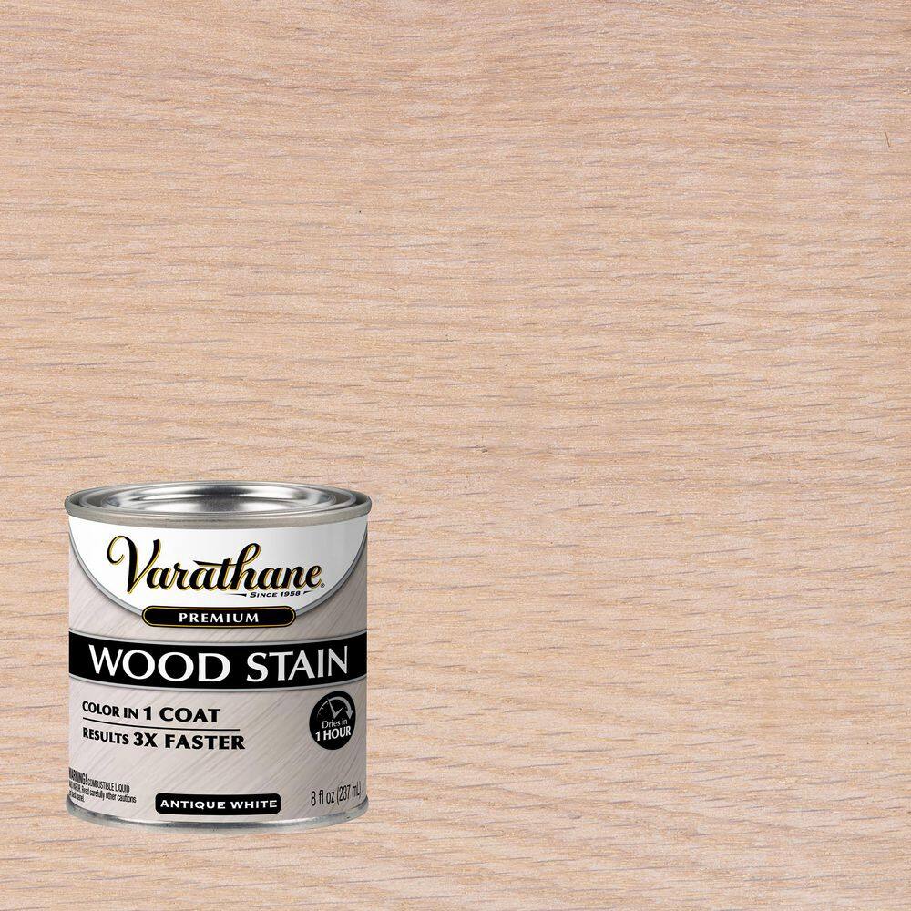 Varathane 8 oz. Antique White Premium Fast Dry Interior Wood Stain ...